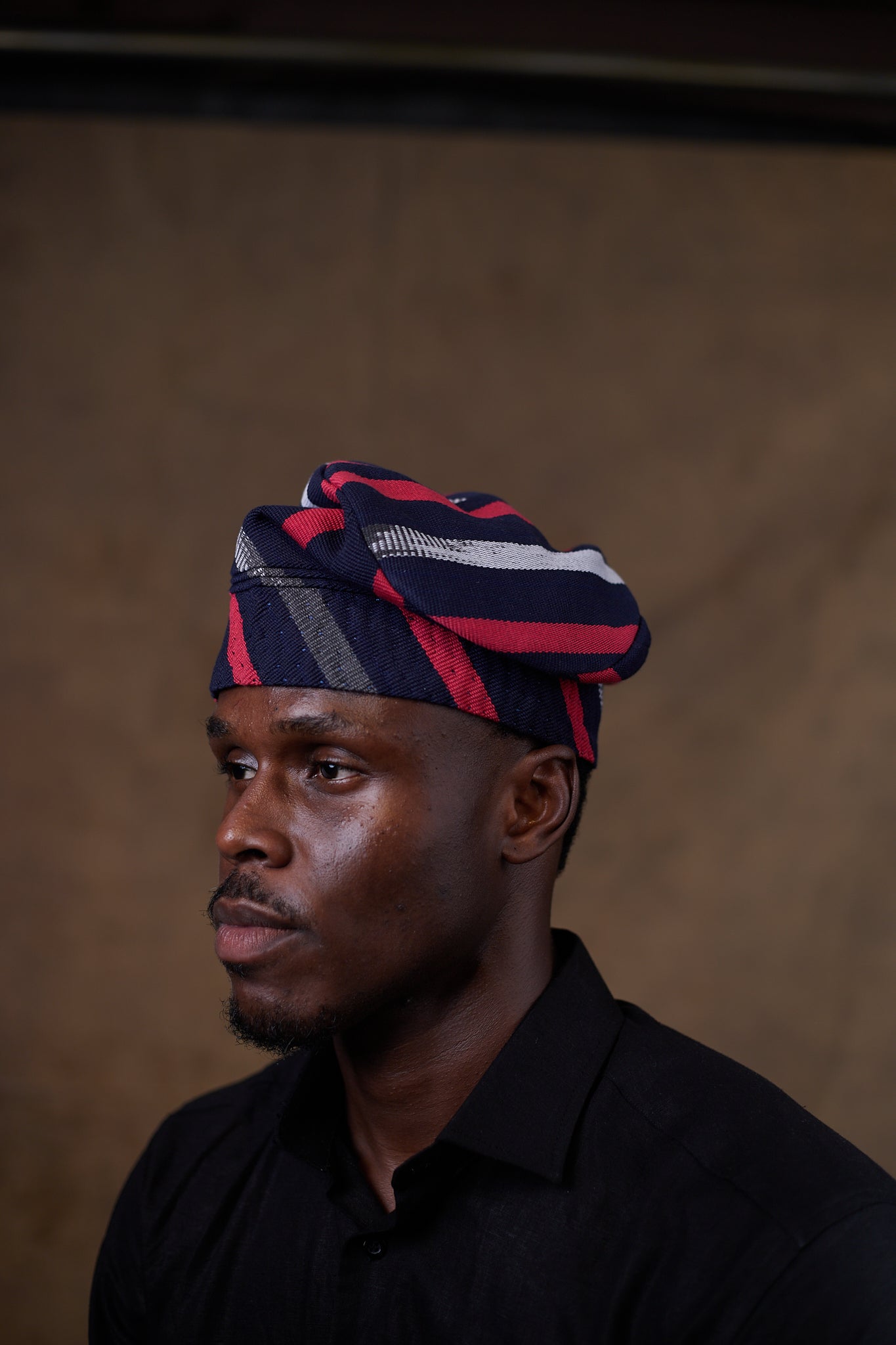 Nigerian traditional Aso Oke cap – Orí Adé